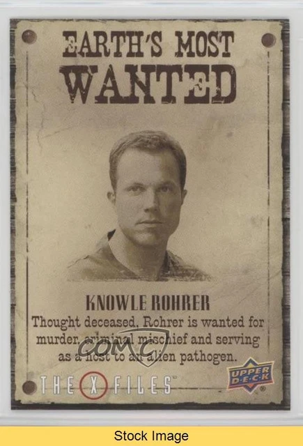 2023 X-FILES MONSTERS of the Week Earth's Most Wanted Knowle Rohrer ...