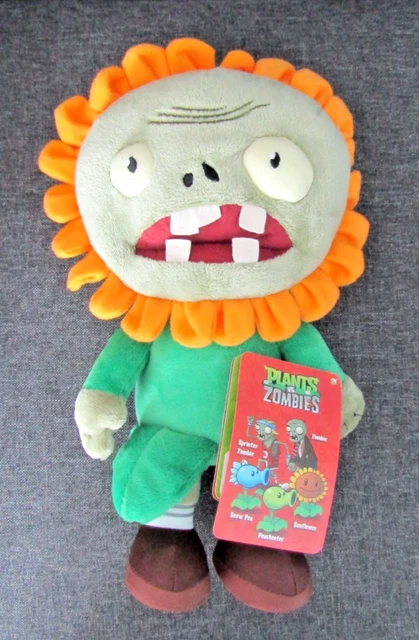 PLANTS VS ZOMBIES 2 Plush Toys With Tags Sprinter Sunflower Sega Popcap ...