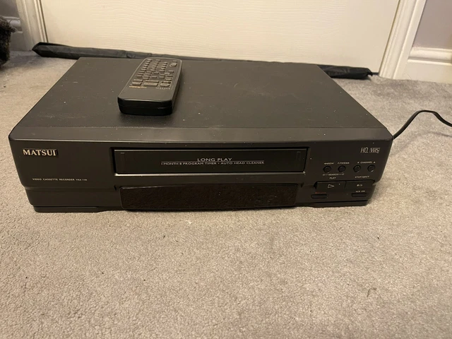 MATSUI VXA-1100 BLACK VHS Video Player Recorder VCR, Long Play, with ...
