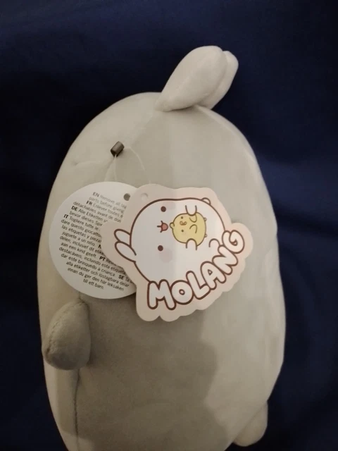 MOLANG PINCO 25CM, cute Grey Rabbit Plush Soft Toy, Grey by millimages ...