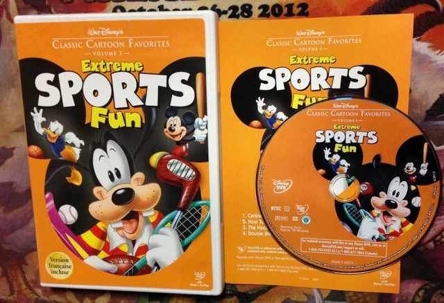 WALT DISNEYS EXTREME Sports Fun (DVD, Classic Cartoons Volume 5, OOP ...