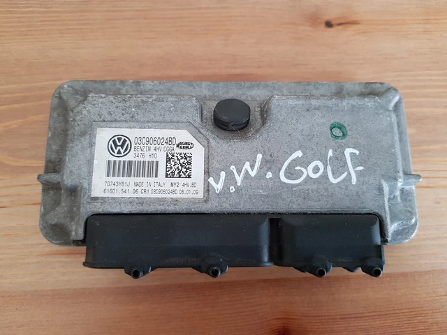 VW GOLF MK6 Engine Control Unit Ecu 03C906024Bd £29.99 - PicClick UK