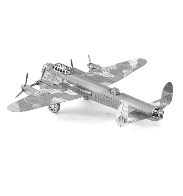 AVRO LANCASTER BOMBER WWII 3D Metal Self Assembly DIY Model Kit UK FREE ...