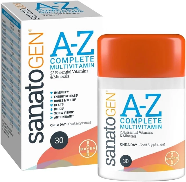 SANATOGEN A-Z COMPLETE Multivitamin Tablets for Men and for Women ...