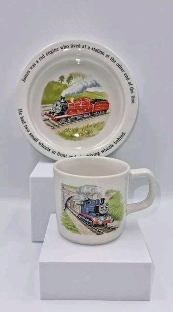 THOMAS THE TANK Engine Mug And Bowl 2 Piece Vintage Wedgwood Ceramic ...