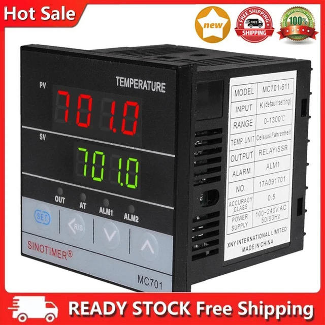 DUAL DIGITAL PID Temperature Controller Thermostat Thermocouple £15.29 ...