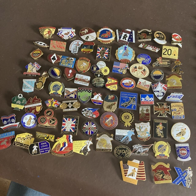 80 SPEEDWAY BADGES Big Events Etc 1970s Onwards £29.99 - PicClick UK