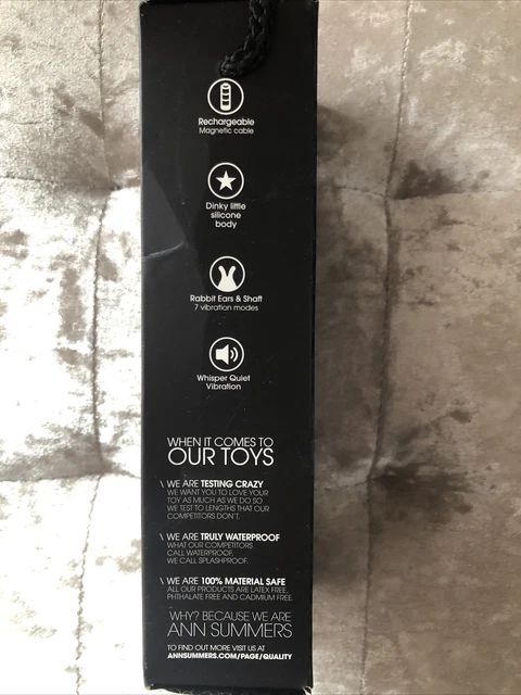 ANN SUMMERS RAMPANT Rabbit -Petite - The Rechargable Mini One - Bargain ...