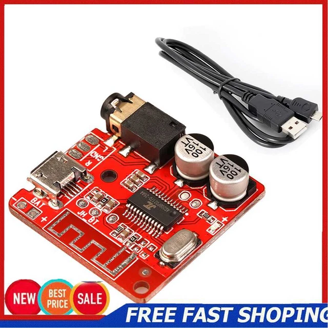 DIY BLUETOOTH-COMPATIBLE AUDIO Receiver Module Wireless Stereo Decoder ...