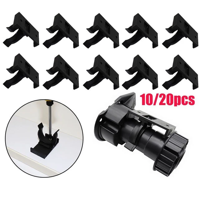 10/20PCS KITCHEN LEG Plinth Clips Detachable Plinth Brackets Kick ...