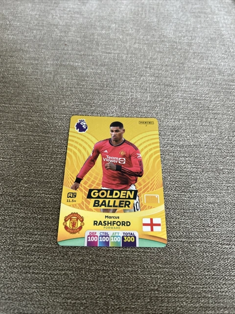 PANINI ADRENALYN XL 2024 Marcus Rashford Golden Baller Football Card £1 ...