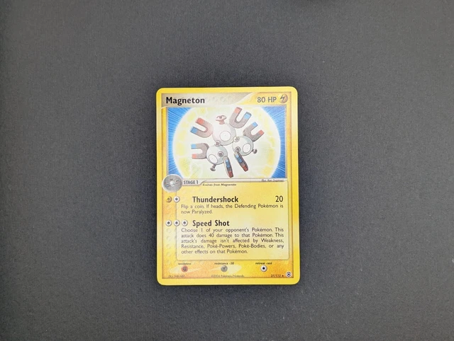 POKÉMON TCG MAGNETON Regular Rare EX FireRed LeafGreen 27/112 - NM £4. ...
