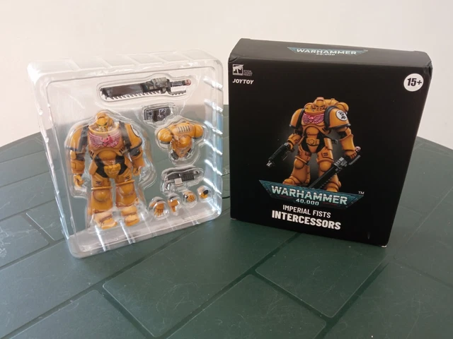 JOY TOY WARHAMMER 40k 1/18 Ultramarines Intercessors Outrider unpacked ...