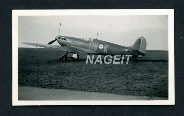 ZWEITER WELTKRIEG RAF Originalfoto Spitfire Wing Commander W Grösse ...