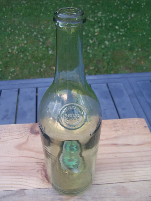 BOUTEILLE VERRE ANCIEN soufflé sceau pharmacie Cobley antique seal ...