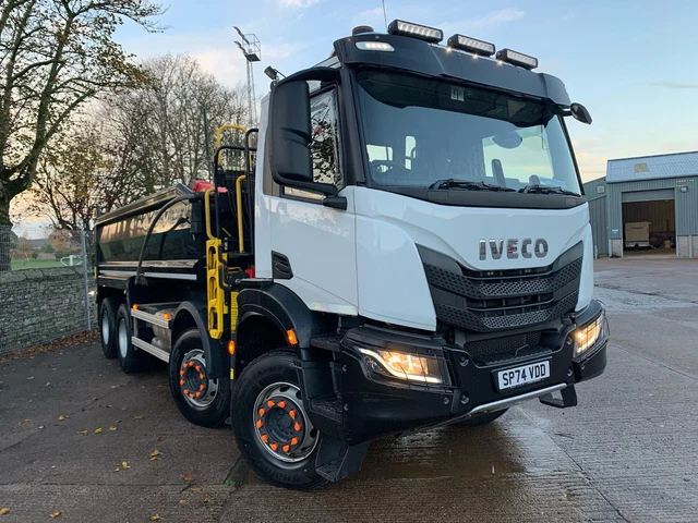 2024 IVECO X-WAY 460 X-Way AD360X46Z Thompson Tipper & Palfinger Crane ...
