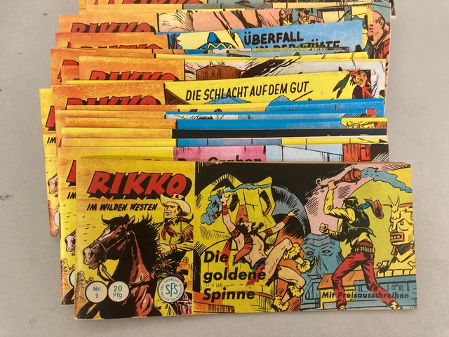 RIKKO PICCOLO COMICS 1-48 komplett (Reprints der Lehning Serie) [1628 ...
