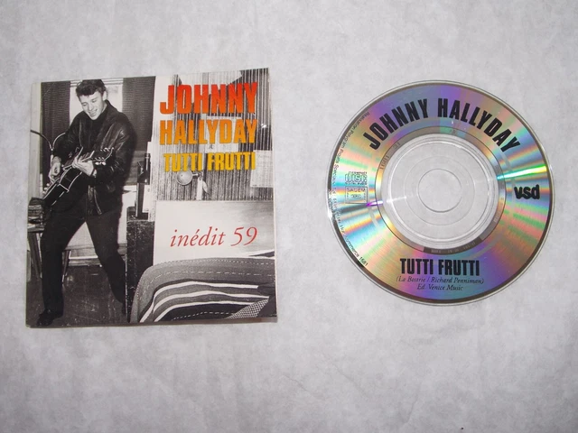 MINI CD SINGLE 3 Inch / 3 Pouce Promo Vsd Johnny Hallyday Tutti Frutti ...