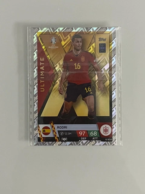 TOPPS MATCH ATTAX Euro 2024 Germany Card Uxi4 Rodri Spain EUR 2,50 ...