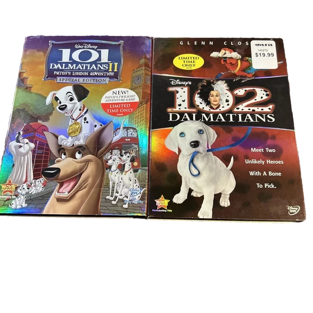 101 DALMATIANS II: Patchs London Adventure & 102 Dalmatians DVD $11.99 ...