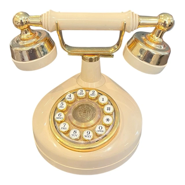 VINTAGE BELL WESTERN Electric Cream Color Push Button Telephone H665202 ...