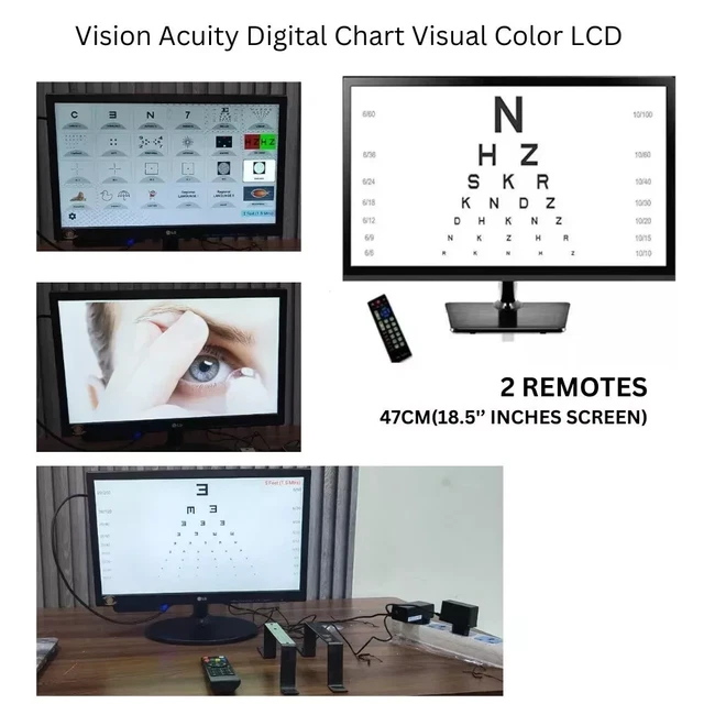 VISION ACUITY DIGITAL Chart Visual Color LCD Acuity Chart avec ...
