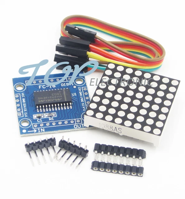 1/2/5PCS ARDUINO MAX7219 dot matrix module microcontroller module DIY ...