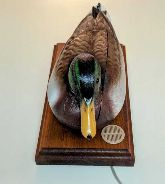 VINTAGE MALLARD DUCK Decoy Specialty Phones Wood 1970s analog telephone ...