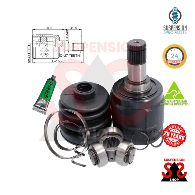 CV JOINT KIT, Drive Shaft Suit HONDA Integra 1.8 VTiR (DC2) INTEGRA Coupe (DC) $121.53 - PicClick AU