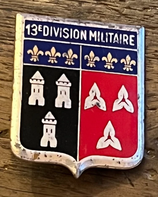 INSIGNE MILITAIRE PUCELLE 13 division militaire EUR 3,00 - PicClick FR