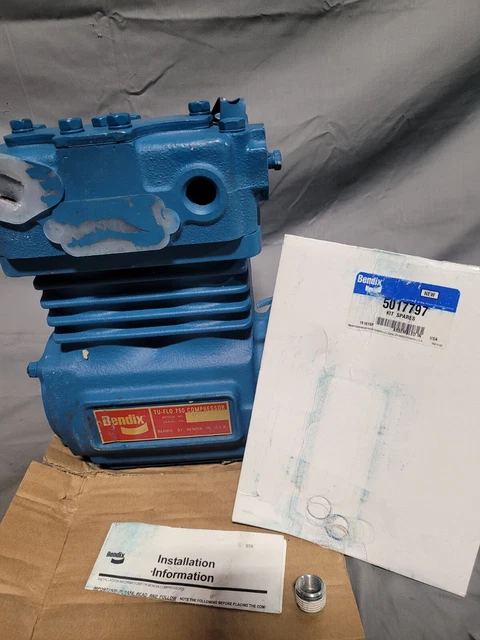 5002868 GENUINE USA OEM Reman Bendix Air Compressor Tu-Flo 750 Mack 745 ...
