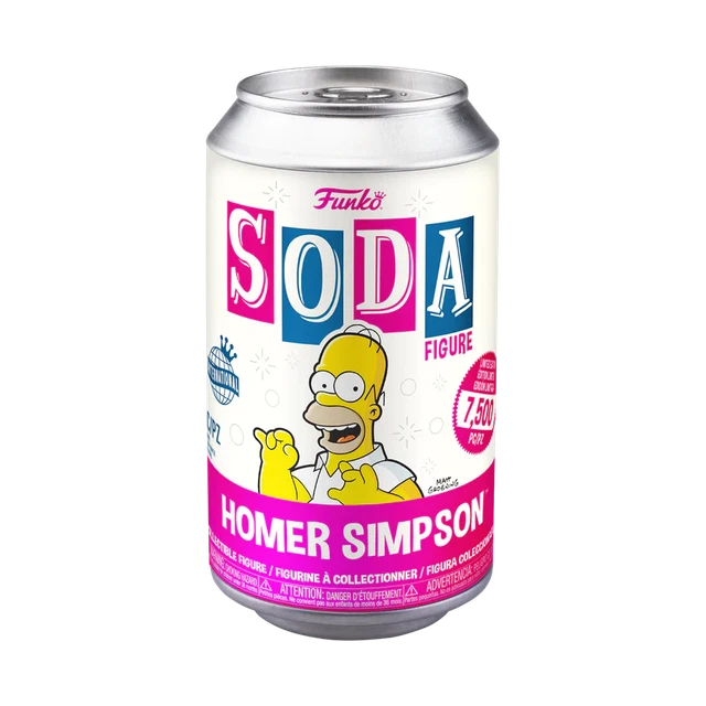 FUNKO THE SIMPSONS Homer Simpson Vinyl Soda with Chance of Chase £19.59 ...