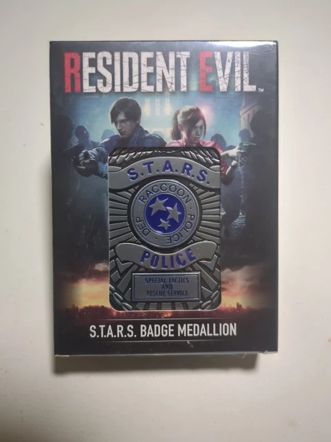 RESIDENT EVIL RACOON Police Dep S.T.A.R.S Official Capcom Badge ...
