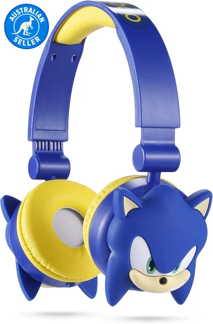 SONIC THE HEDGEHOG Over-Ear Headphones for Kids - Adjustable Headband ...
