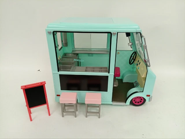 OUR GENERATION DOLLS Ice Cream Van Doll Playset Unboxed Toy Battat £9. ...