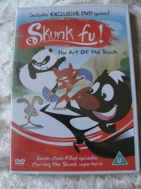 SKUNK FU THE Art Of Touch Dvd New Sealed Kids 7 Episodes Superb +Dvd ...