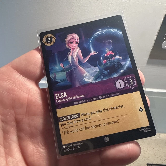 DISNEY LORCANA ELSA Whispers In The Well #45/204 £1.17 - PicClick UK