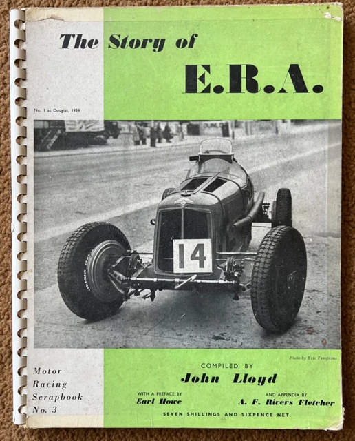 ERA STORY RACING Bira Bugatti Riley Parts Monaco Vscc Brooklands Chula ...