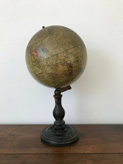 GLOBE WORLD MAP G Thomas Sign 19Th Instrument Science Geography £246.99 ...