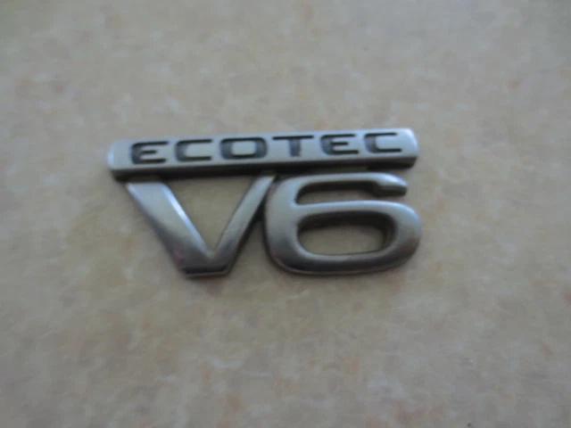ORIGINAL HOLDEN V6 Ecotec car plastic badge /// emblem ...