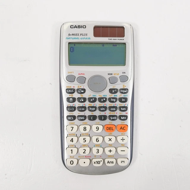 CASIO FX-991ES PLUS Natural V.P.A.M Two Way Power Scientific Calculator ...