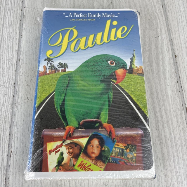 PAULIE (VHS, 1998, Clamshell) Tony Shalhoub, Cheech Marin, Gena ...