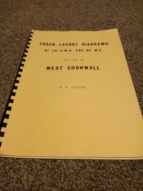 RAILWAY MAP:TRACK LAYOUT Diagrams of the GWR & BR WR-West Cornwall EUR ... RAILWAY MAP:TRACK LAYOUT Diagrams of the GWR & BR WR-West Cornwall EUR ...