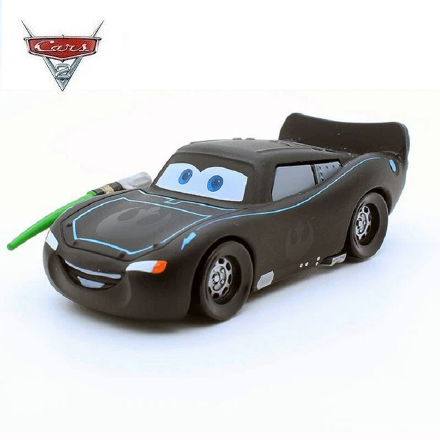 DISNEY- PIXAR CARS Drag Racing Black Knight 1:55 Diecast Toy Movie Car ...