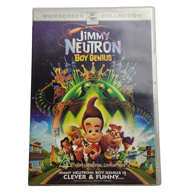 JIMMY NEUTRON - Boy Genius (DVD, 2001) Kids Movie Animation VGC Fast ...