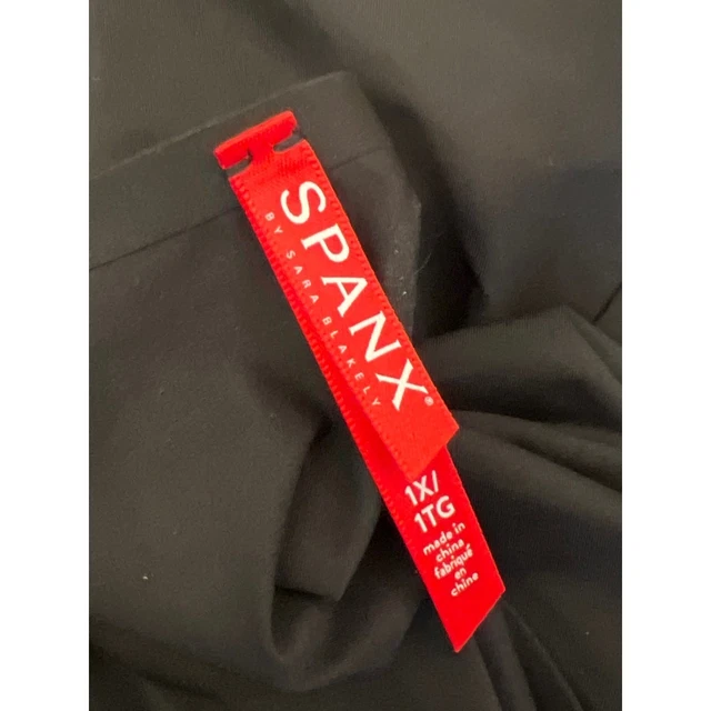 SPANX BLACK PLUS Size 1X 1TG Thinstincts Tank Top Shapewear Smooth ...