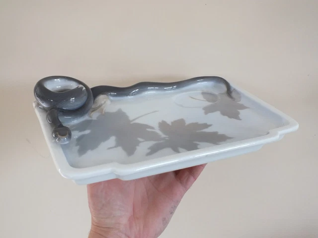 RARE ENCRIER ROYAL Copenhague en porcelaine au Serpent EUR 199,00 ...