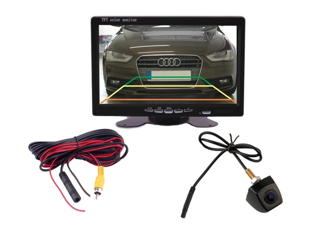 INCASSO TELECAMERA RETROMARCIA CM-368 Incl. 7 Pollici Schermo Adatto ...