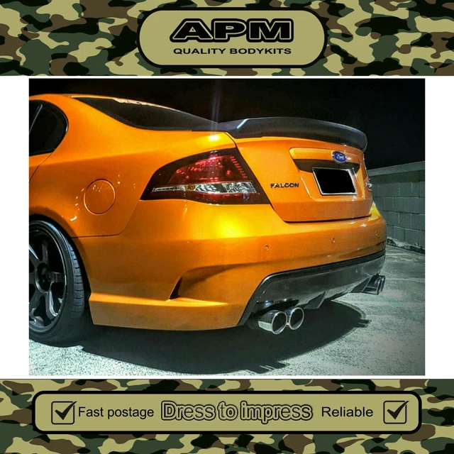 PLASTIC REAR BOOT Spoiler Bob-Tail Wing For Ford Fg Falcon / Fpv Gt F6 ...