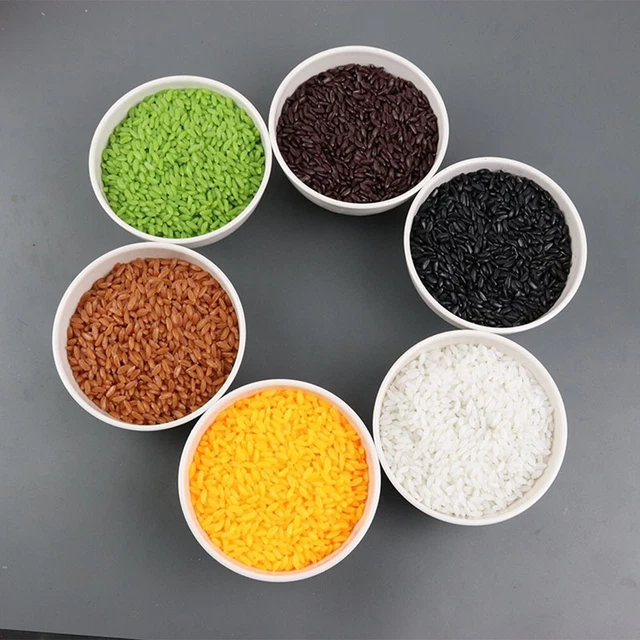 MODÈLE ALIMENTAIRE SIMULÉ authentique comme du riz pour exposition d ...